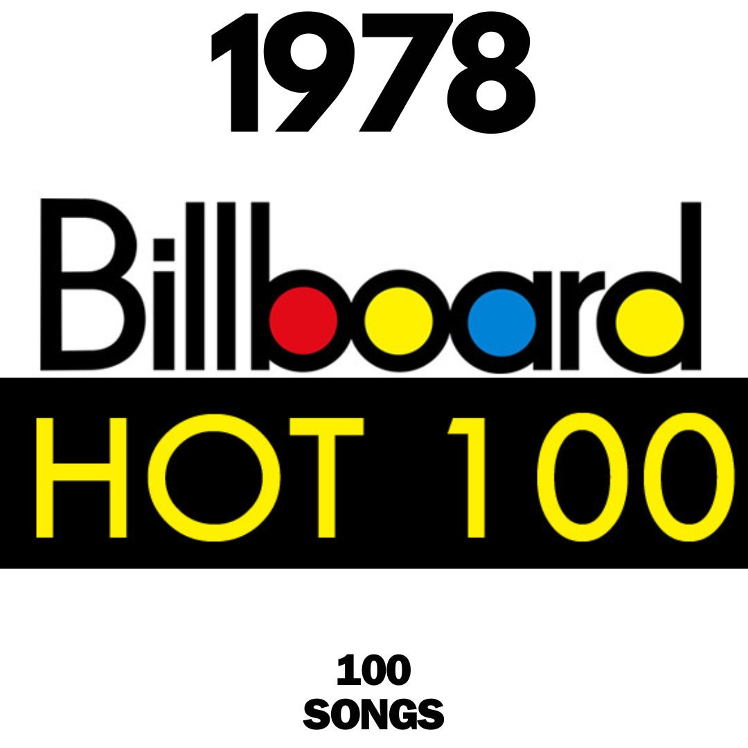 1978 Billboard Hot 100 Top Songs, Vintage Music Collection, Retro Hits ...