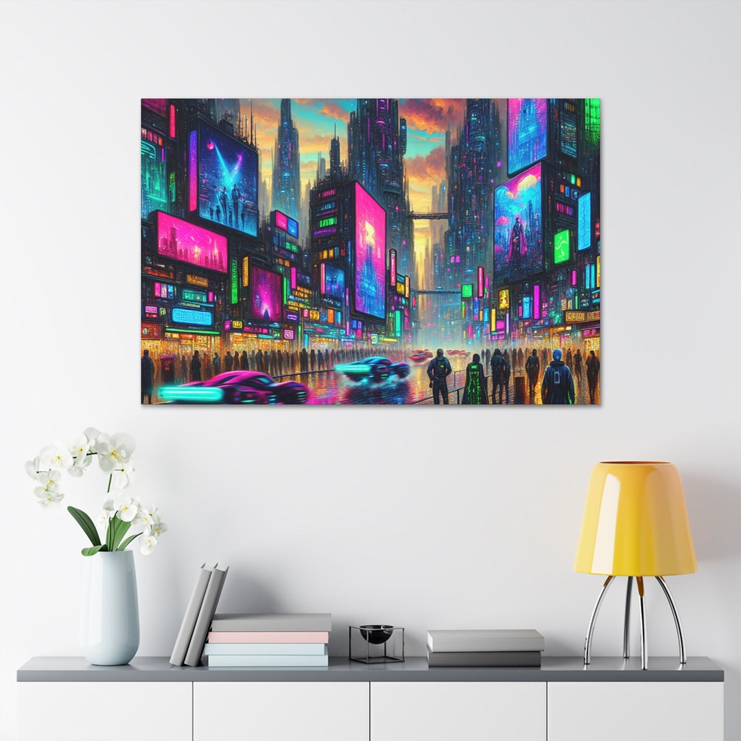 Viviana De Medici Cyberpunk Wall Art Painting for Canvas Print, Gift ...