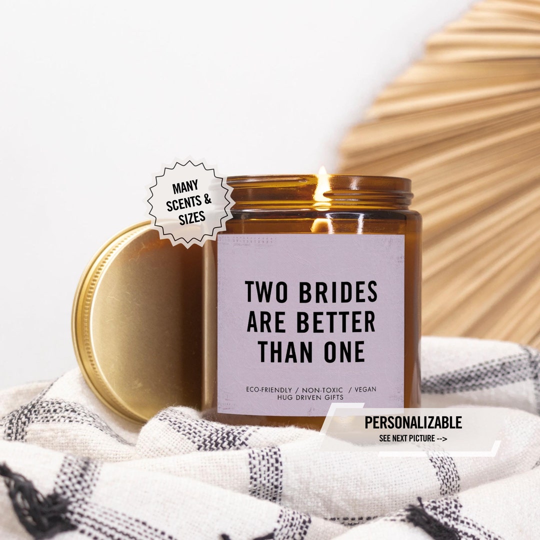 Lesbian Wedding Gift, Lesbian Wedding Candle, LGBTQ Couple Gift ...