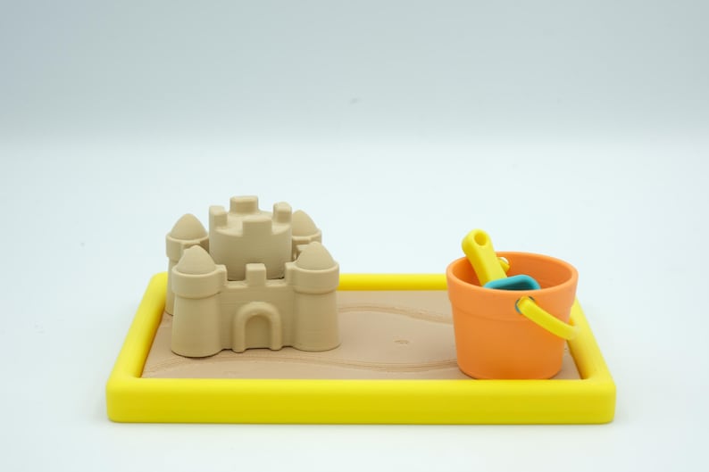 Miniature Sandbox Playset: 3D Printed Pocket Pal Display (5.75"x4"x3.5 ...