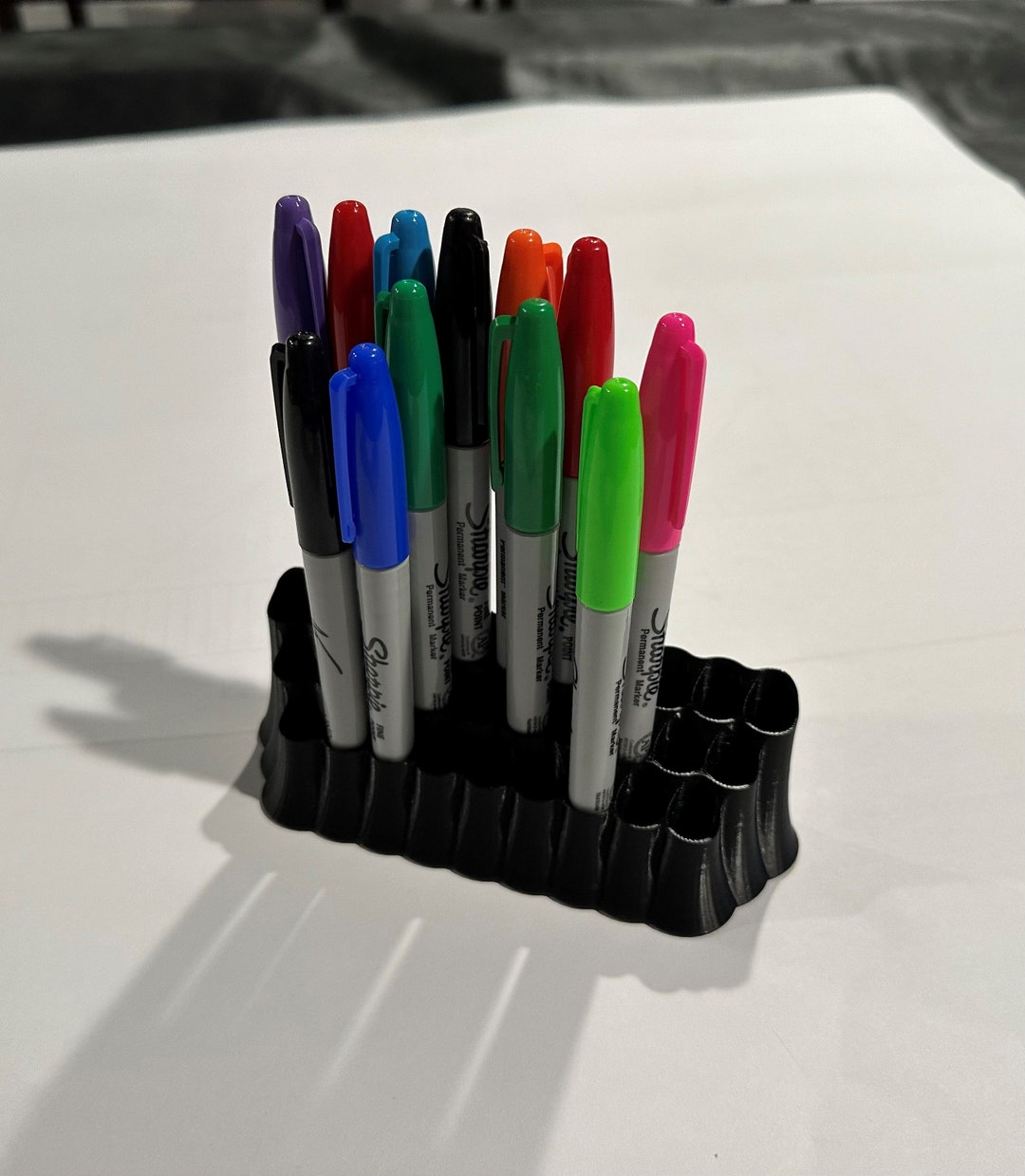 Sharpie Marker, Pen Desktop Display Stand Holds 30 Markers - Etsy