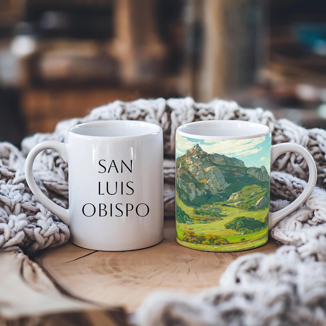 San Luis Obispo Mug: California Souvenir Coffee Cup, SLO Decor - Etsy