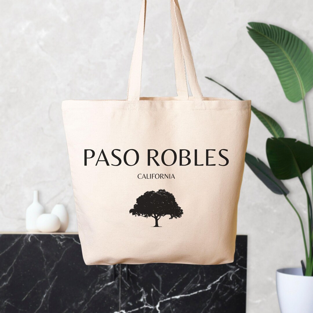 Paso Robles Wine Tasting Bag Canvas Wine Country Tote California Gift ...