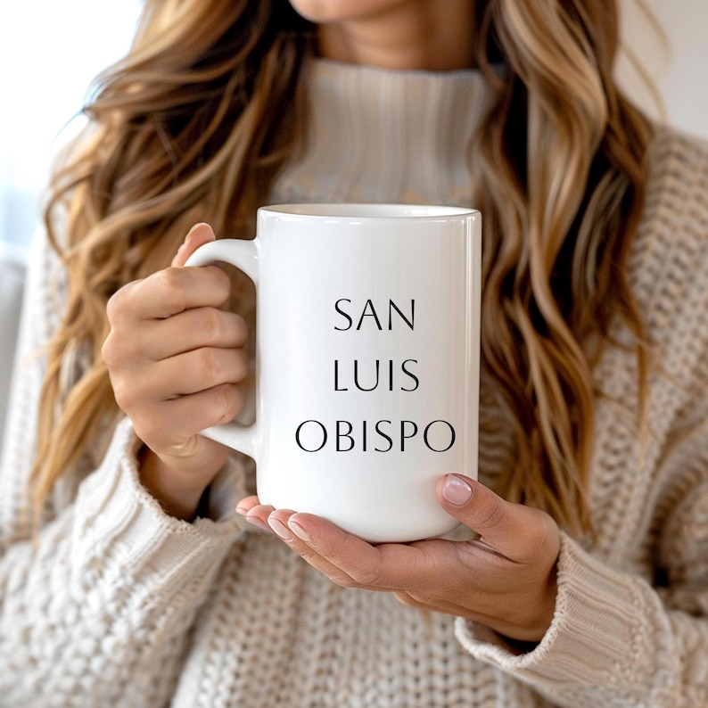 San Luis Obispo Mug: California Souvenir Coffee Cup, SLO Decor - Etsy