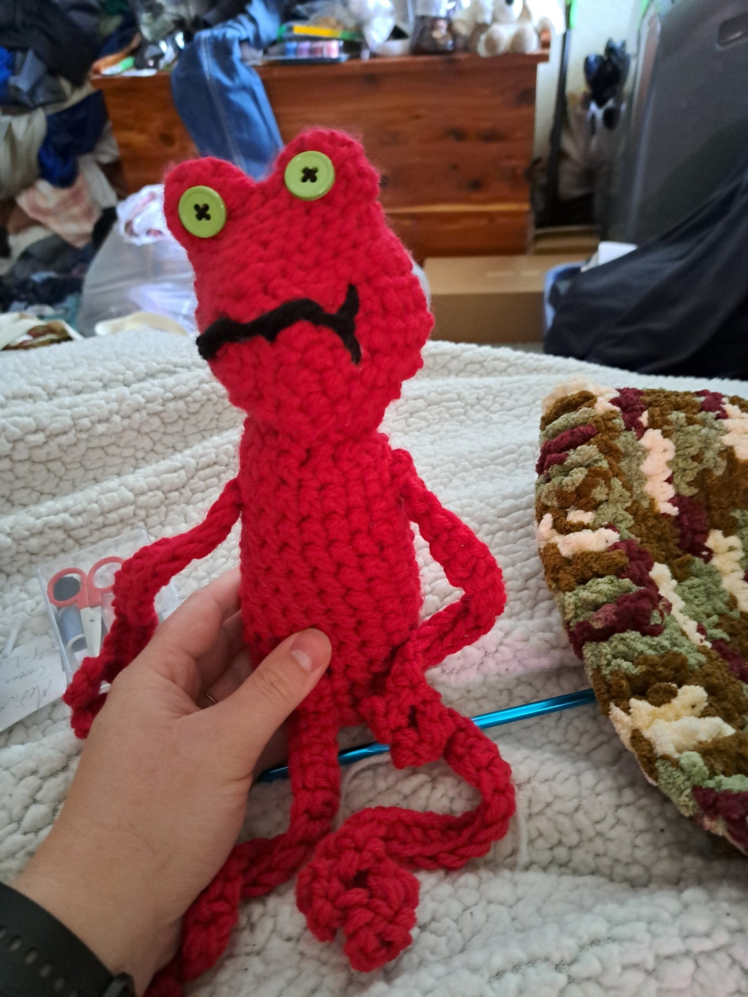 Leggy Boi Frog Crochet - Etsy