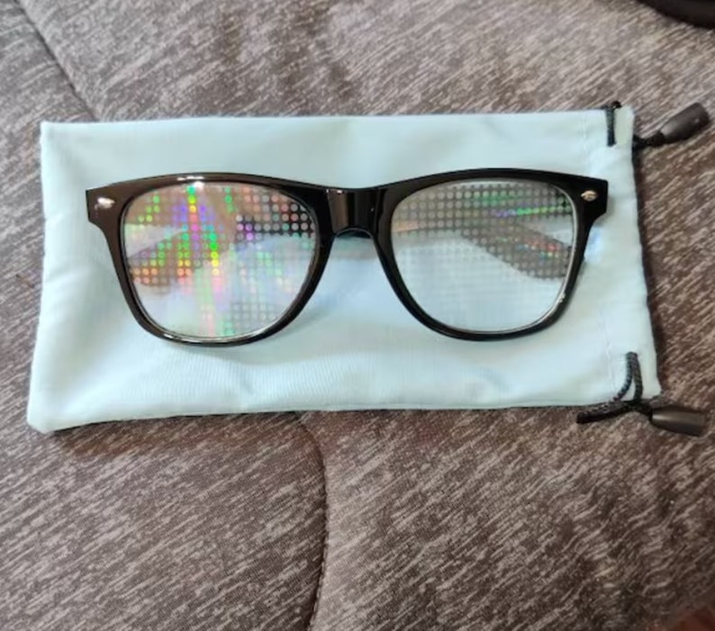 Heart Effect Diffraction Glasses Festival Trippy Fun Light Changing Party See Hearts clear Lens ...