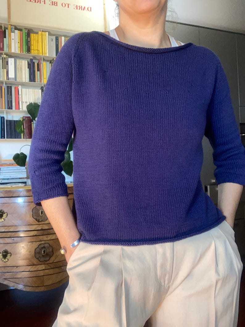 Breezy Blouse Knitting Pattern - Etsy