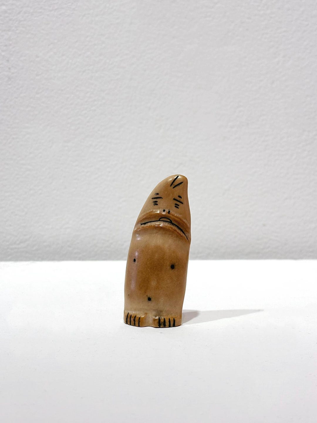 Billiken Carved Bone Charm From Nunavut Carved by Elisha Sanguia - Etsy