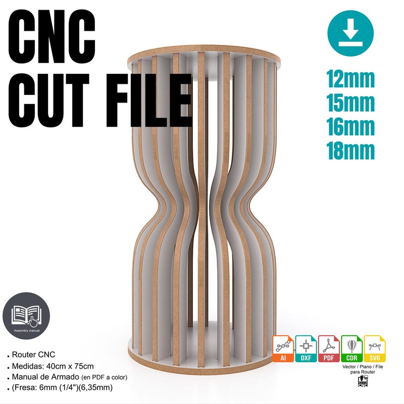 Cylinder Cnc File - Etsy UK