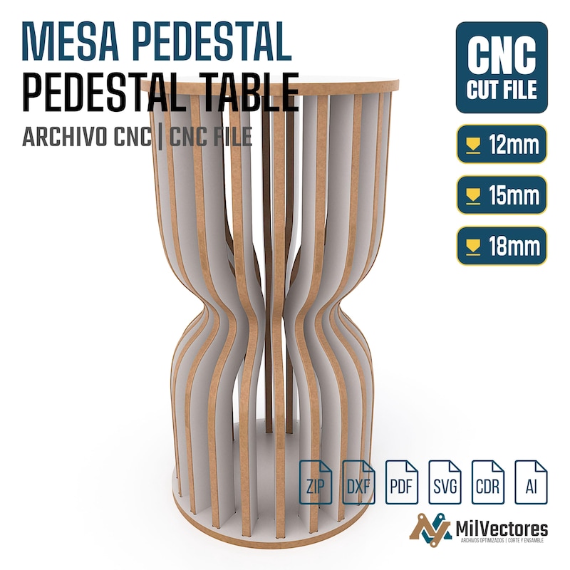 Cnc Wood Table Base - Etsy