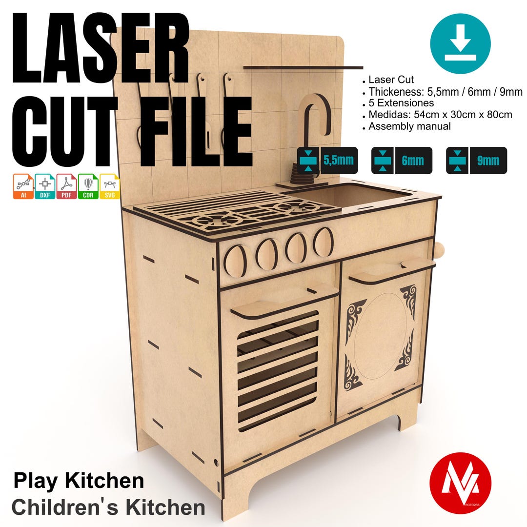 Children's Playset, Kids' Kitchen, Play Kitchen, Play Kitchen Plans ...