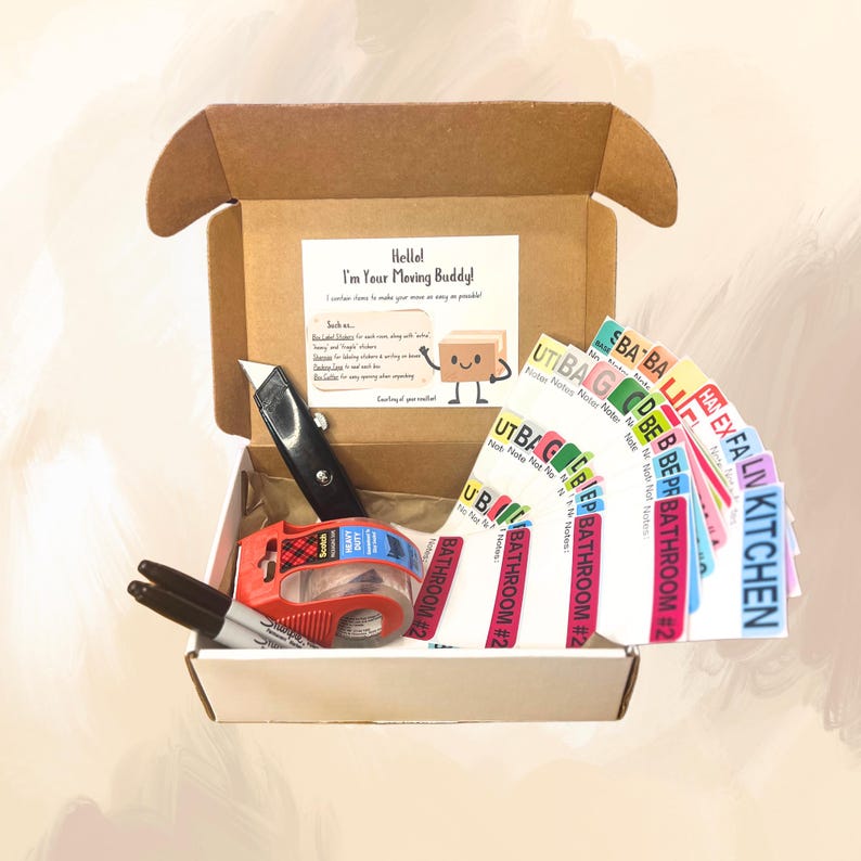 Moving Buddy Kit - House Moving Kit - Realtor Client Gift for Moving ...