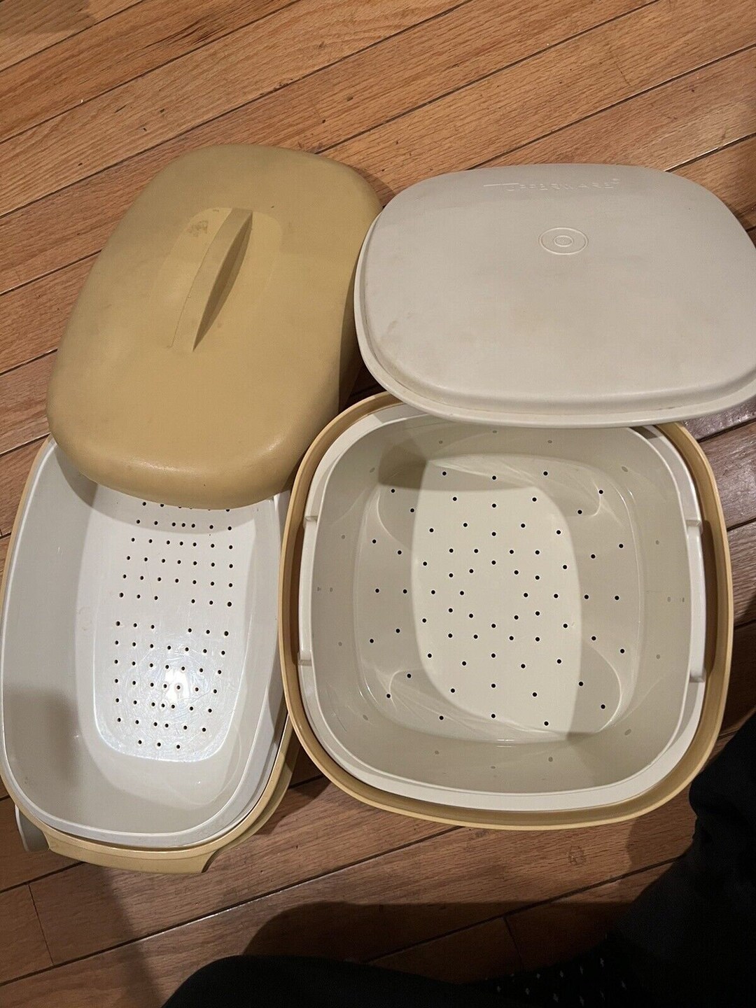 A Lot of 2 Vintage Tupperware: Vegetable/rice Steamers - Etsy