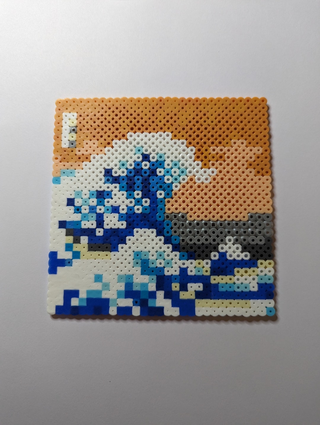 The Great Wave Perler Bead Fine Art - Etsy