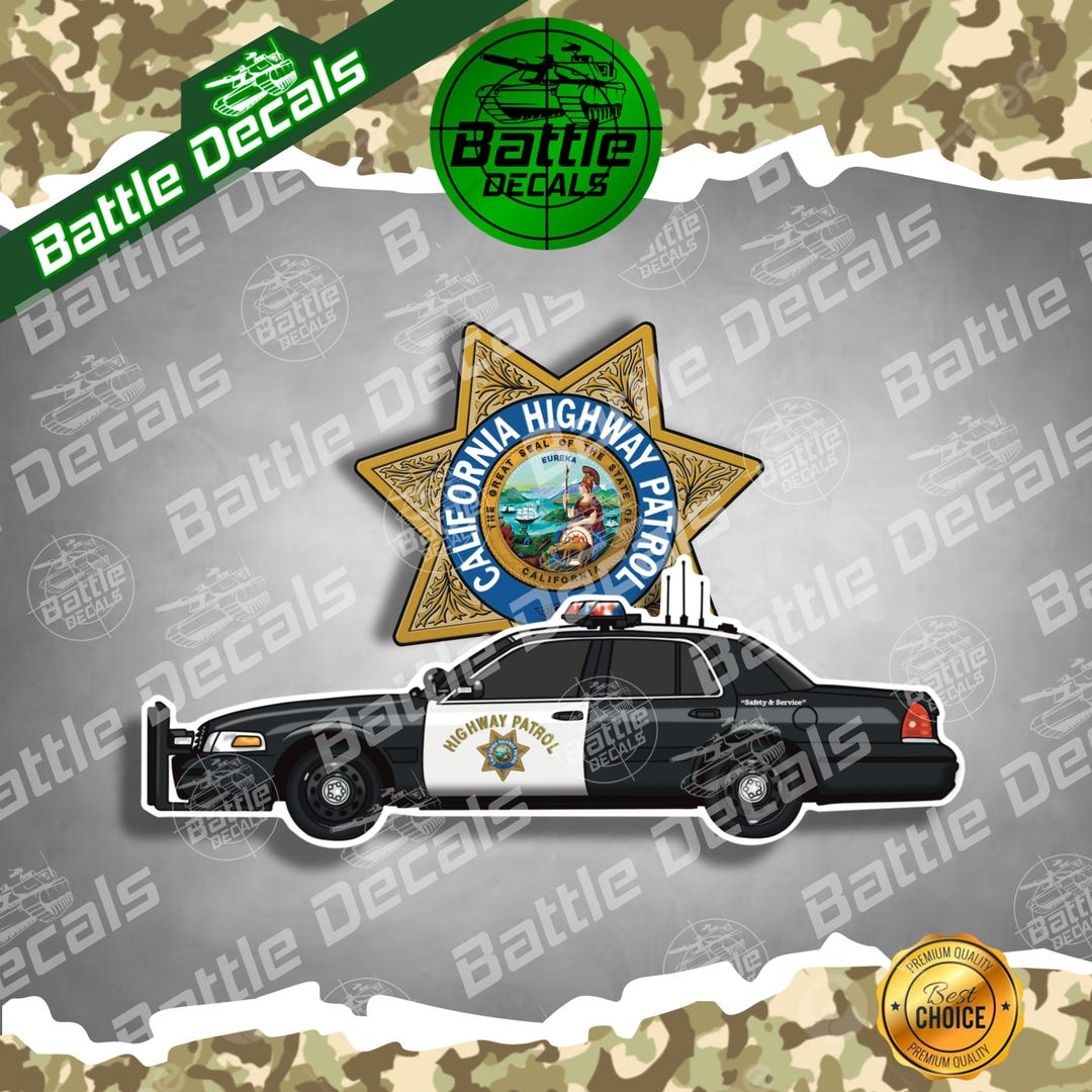 CHP Cruiser V1 Vinyl Sticker - Etsy