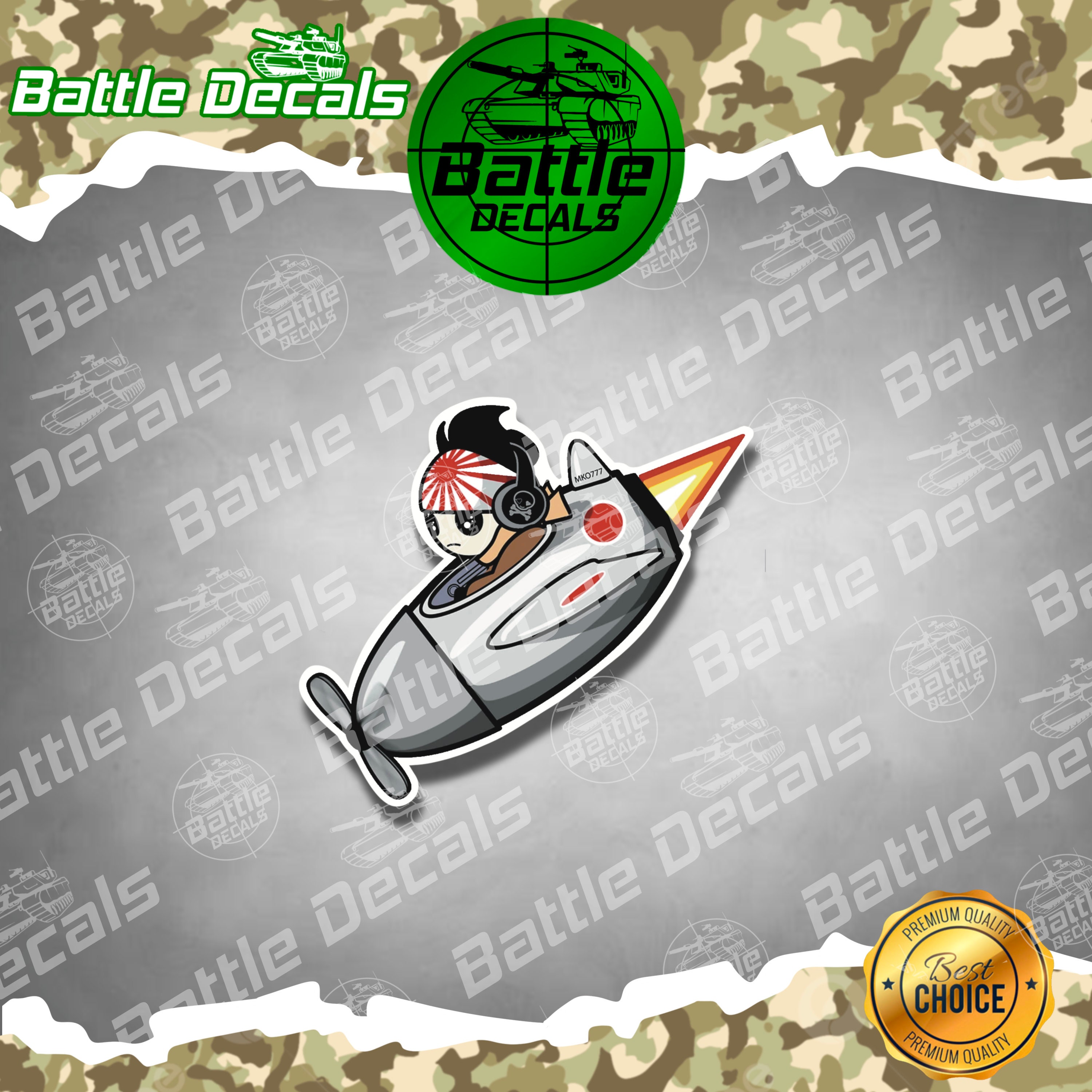 Chibi Imperial Japanese Navy Zero Fighter Jet Vinyl Sticker - Etsy