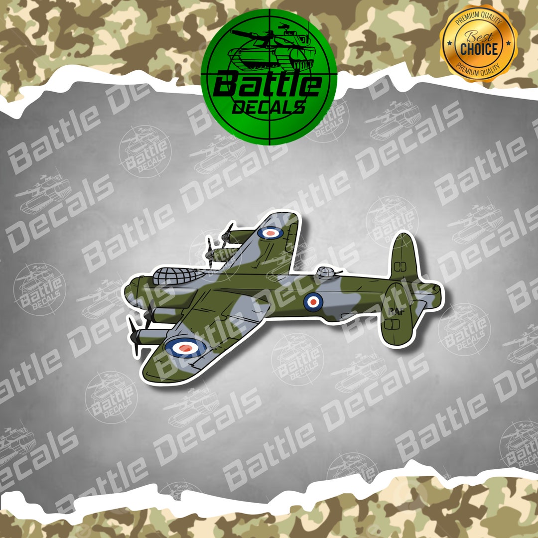 British Avro Lancaster Military Aircraft Vinyl Sticker - Etsy