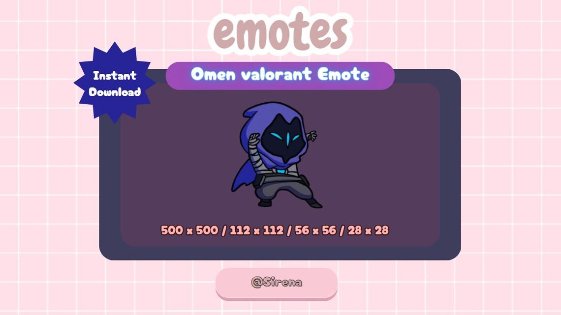 ANIMATED Valorant Omen Spray Emote for Twitch Discord Youtube instant ...