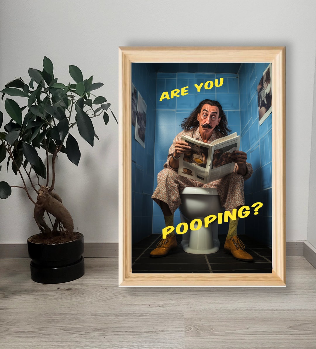 Creative Posters ARE YOU POOPING, Funny Posters and Prints, Digital ...
