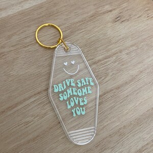 Retro Acrylic Keychain - Trendy Car Accessory, Stylish Keyring - Etsy