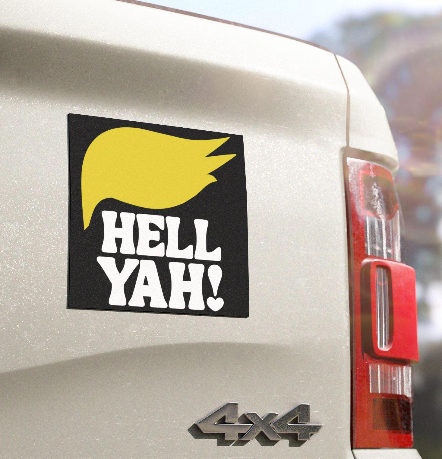 Trump 2024 the Hair Car Magnet Pro Maga Republican Anti Harris Walz ...