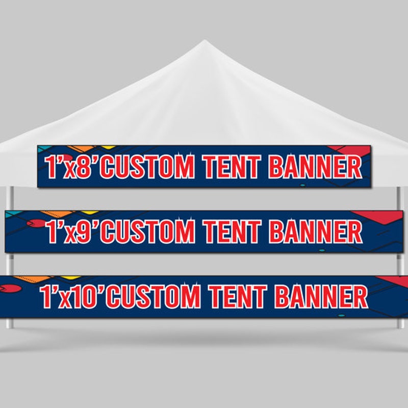 Tent Banner and Sign - Etsy