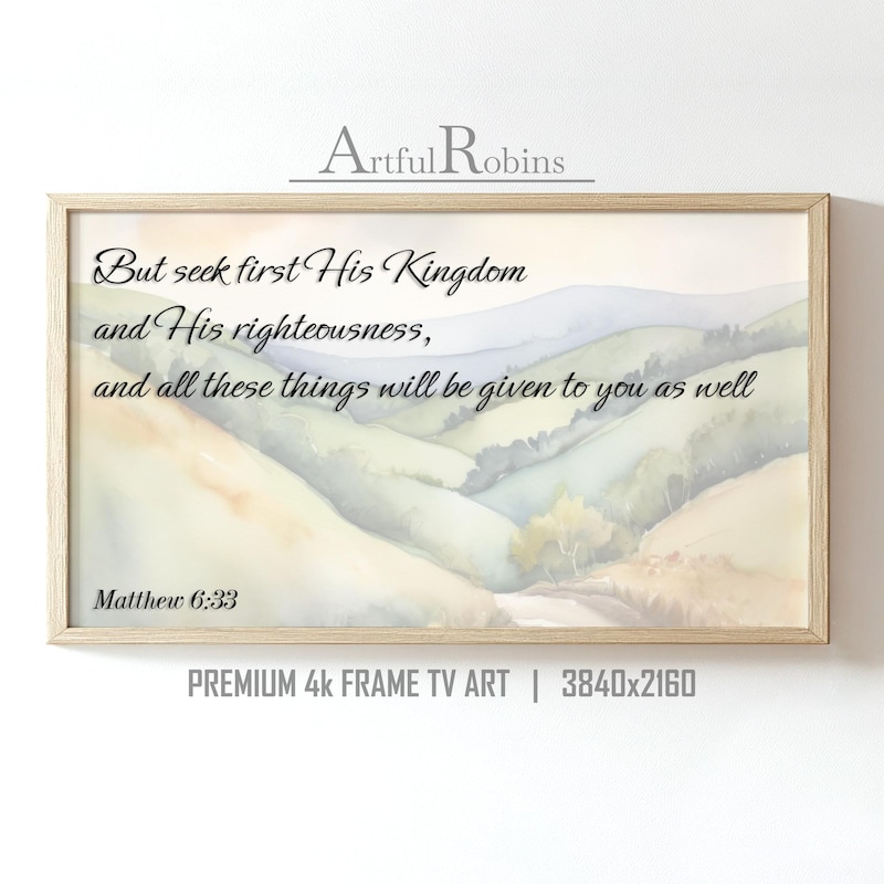 Matthew 6 33 - Etsy