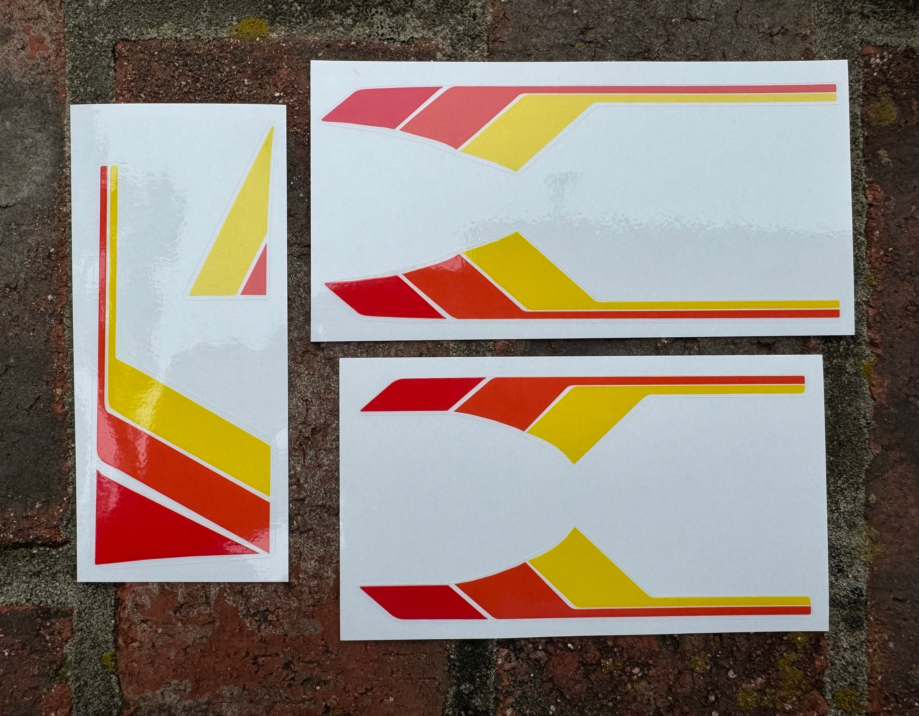 RC 1:10 Scale Mojave II Stripes Set Fits Rc4wd Mojave II Body ...