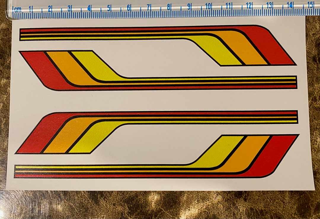 RC 1:10 Scale Toyota Stripes 2 Sets | Indoor/outdoor Decal ...