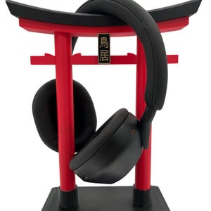 Japanese Aesthetic Headset Stand | Torii Gate | Gaming Headset Holder ...