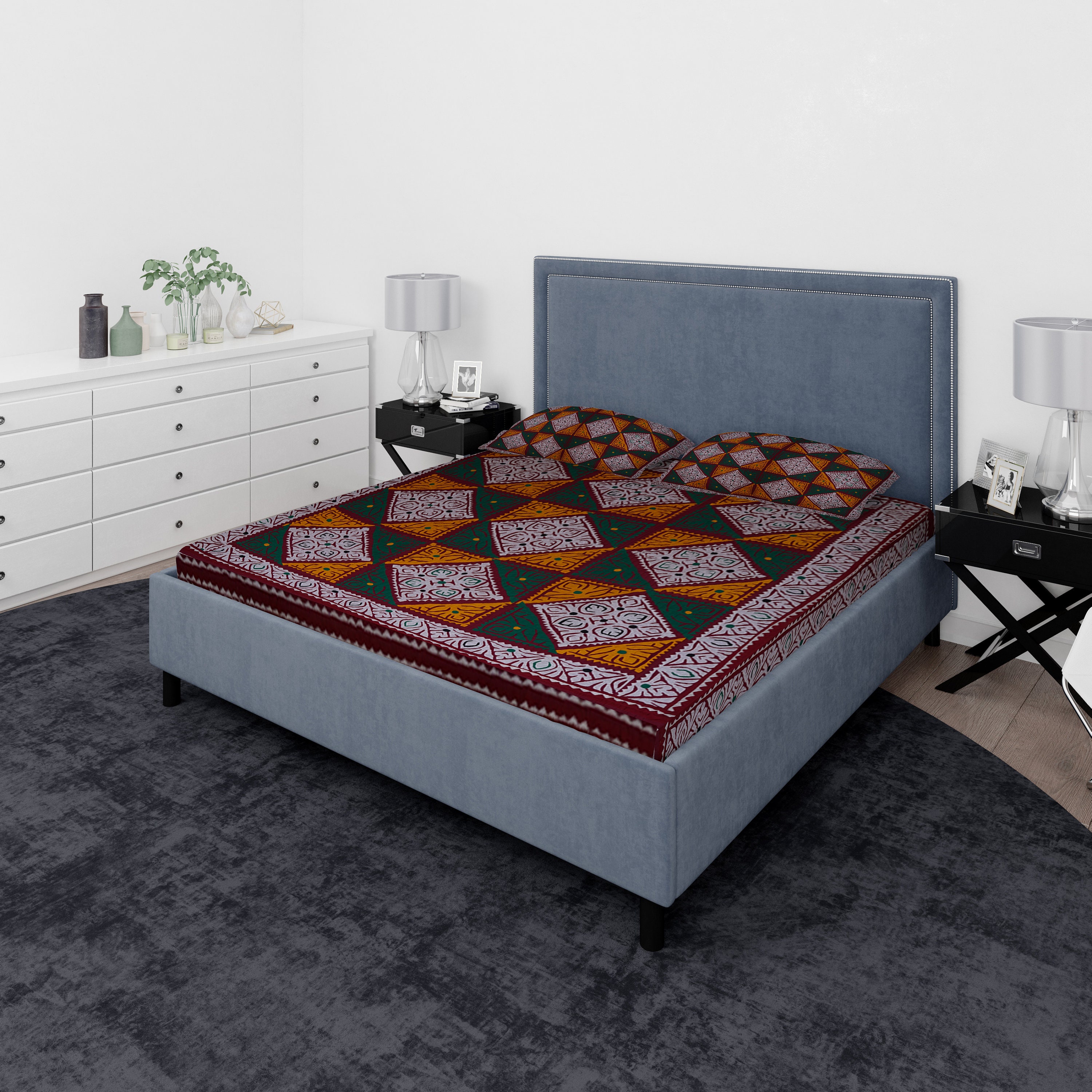 Applique Handmade Work, Comforter/blanket Throw, Bedspread, Coverlets ...