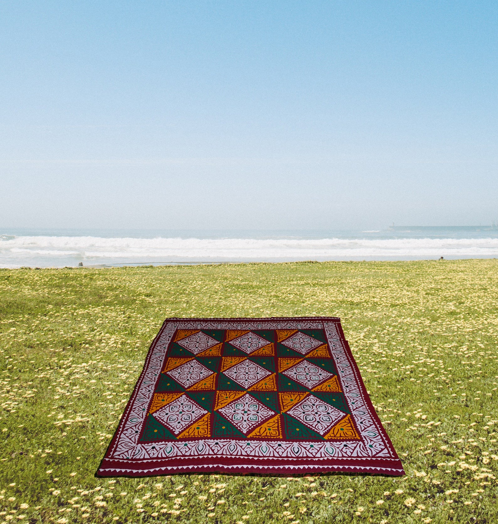 Applique Handmade Work, Comforter/blanket Throw, Bedspread, Coverlets ...