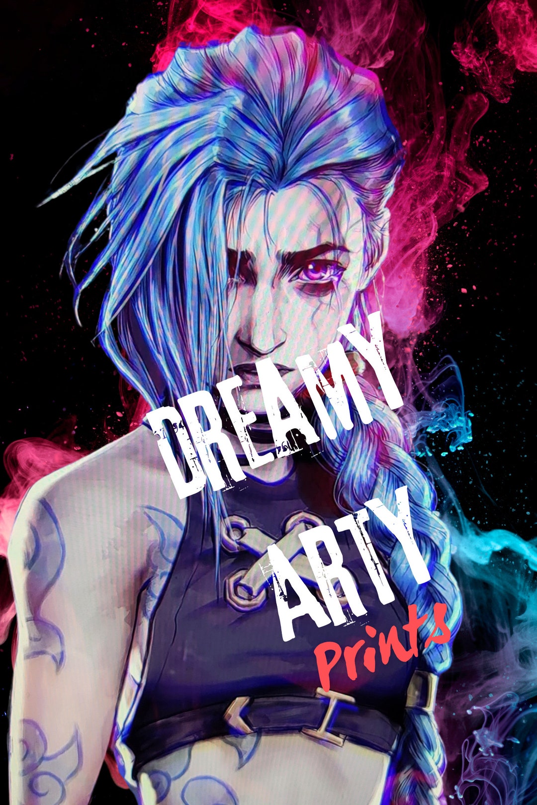 Jinx Poster I Arcane Poster I 16 X 24 Inches I High Quality I Digital ...