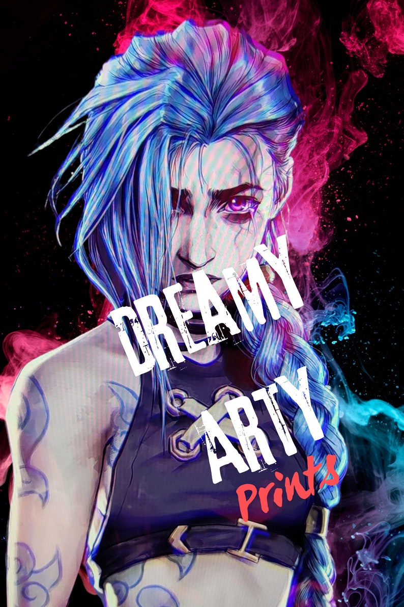 Jinx Poster I Arcane Poster I 16 X 24 Inches I High Quality I Digital ...