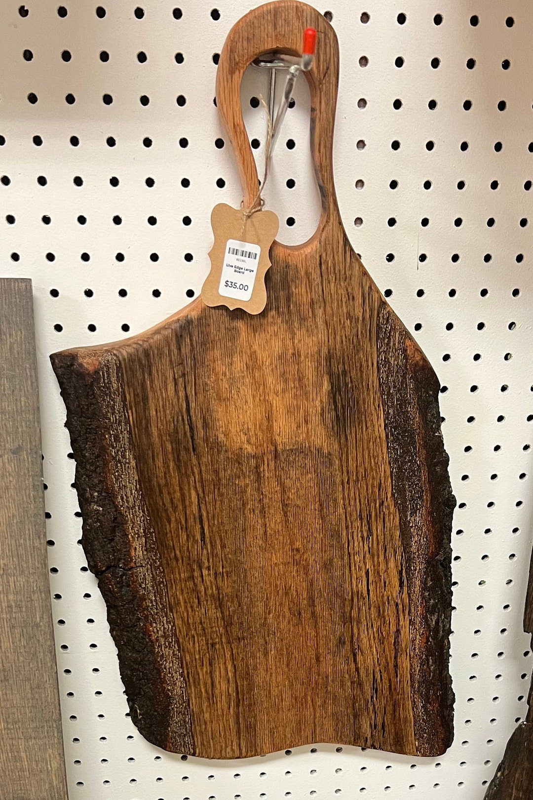 Live Edge Oak Cutting Board - Etsy