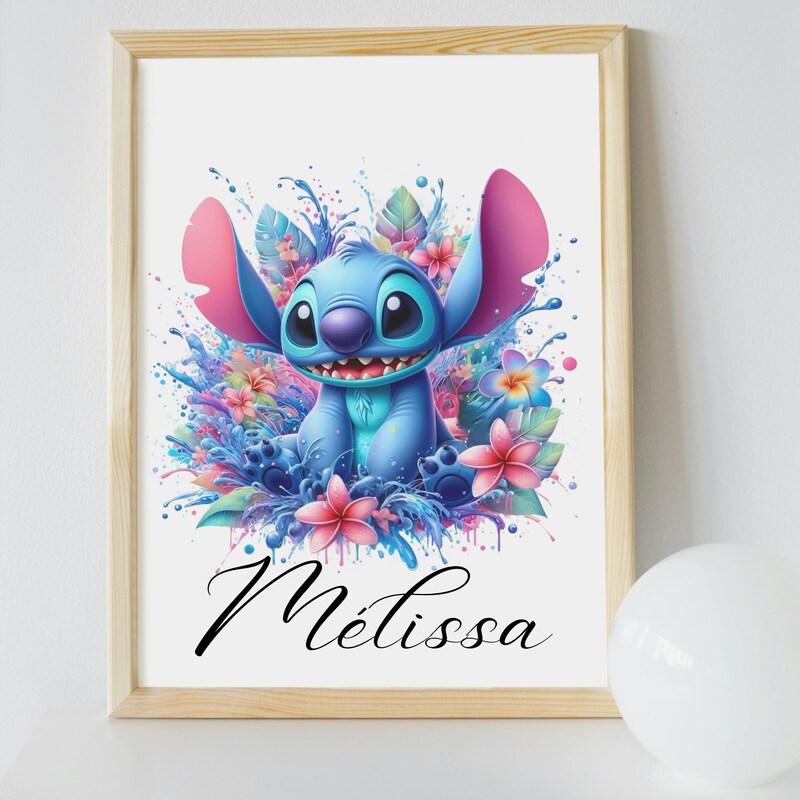 Stitch Poster - Etsy