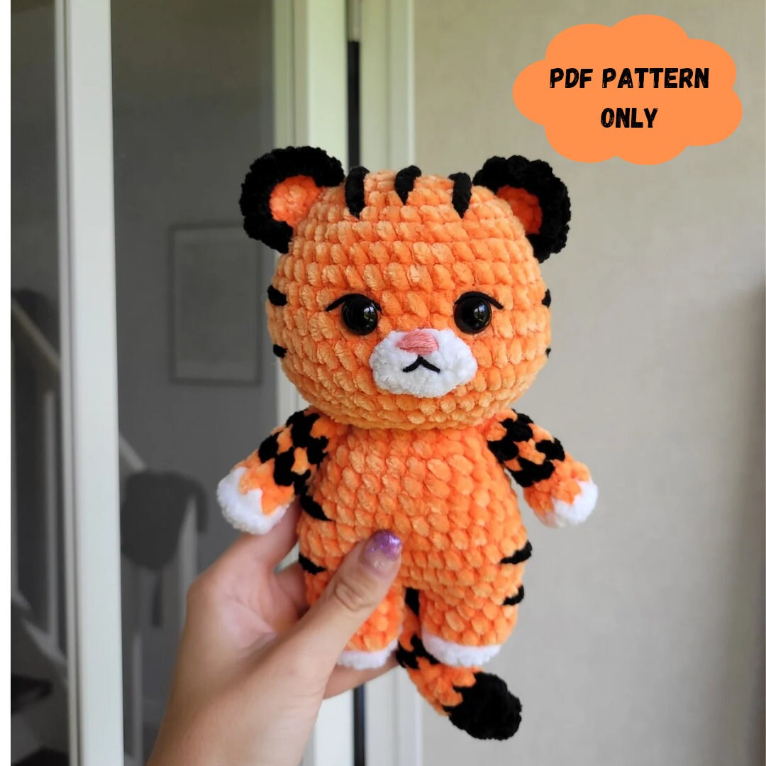 Tiger Crochet Pattern - Etsy