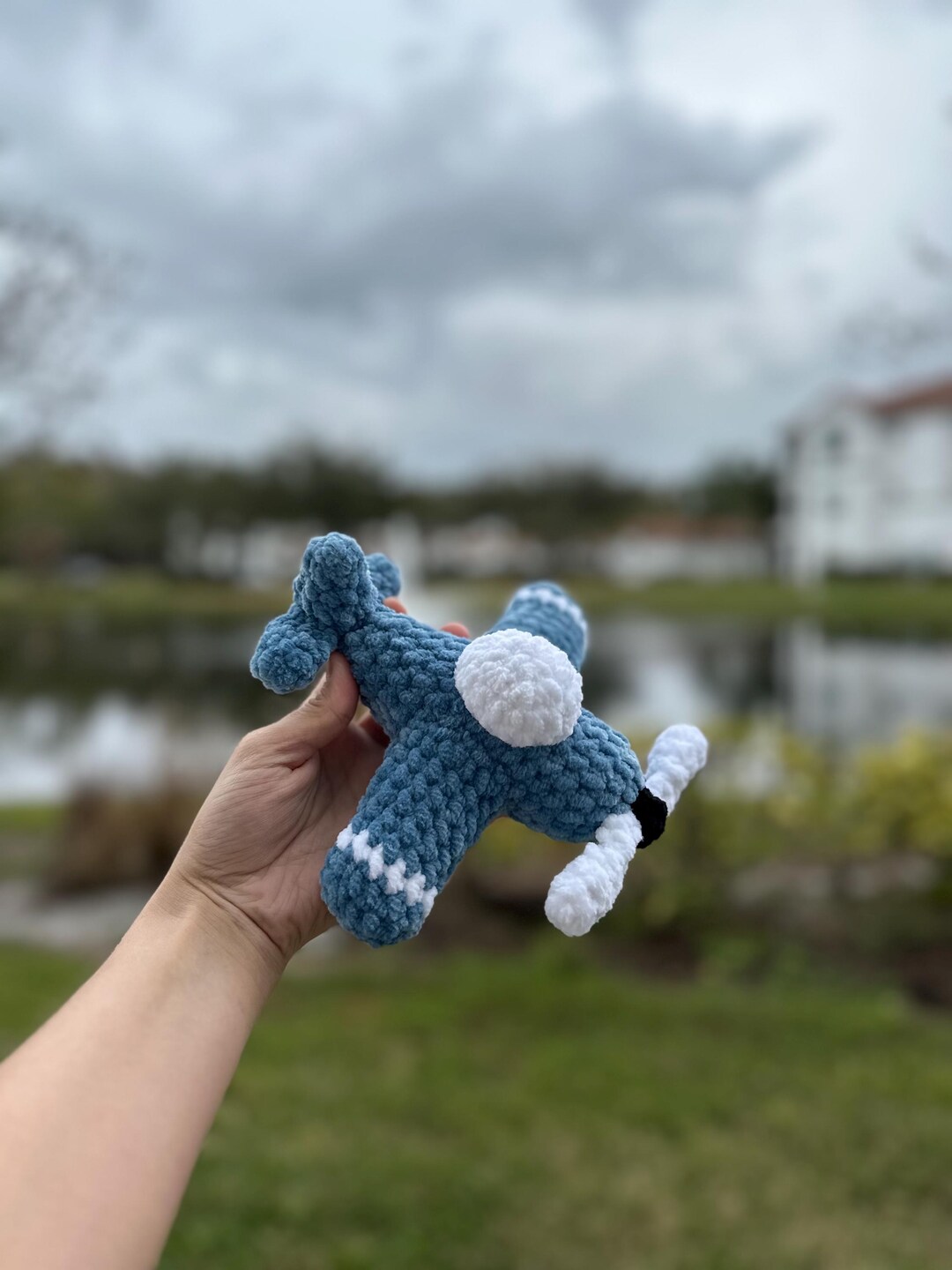 Crochet Airplane, Plushie Airplane, Blue Airplane, Stuffed Toy - Etsy