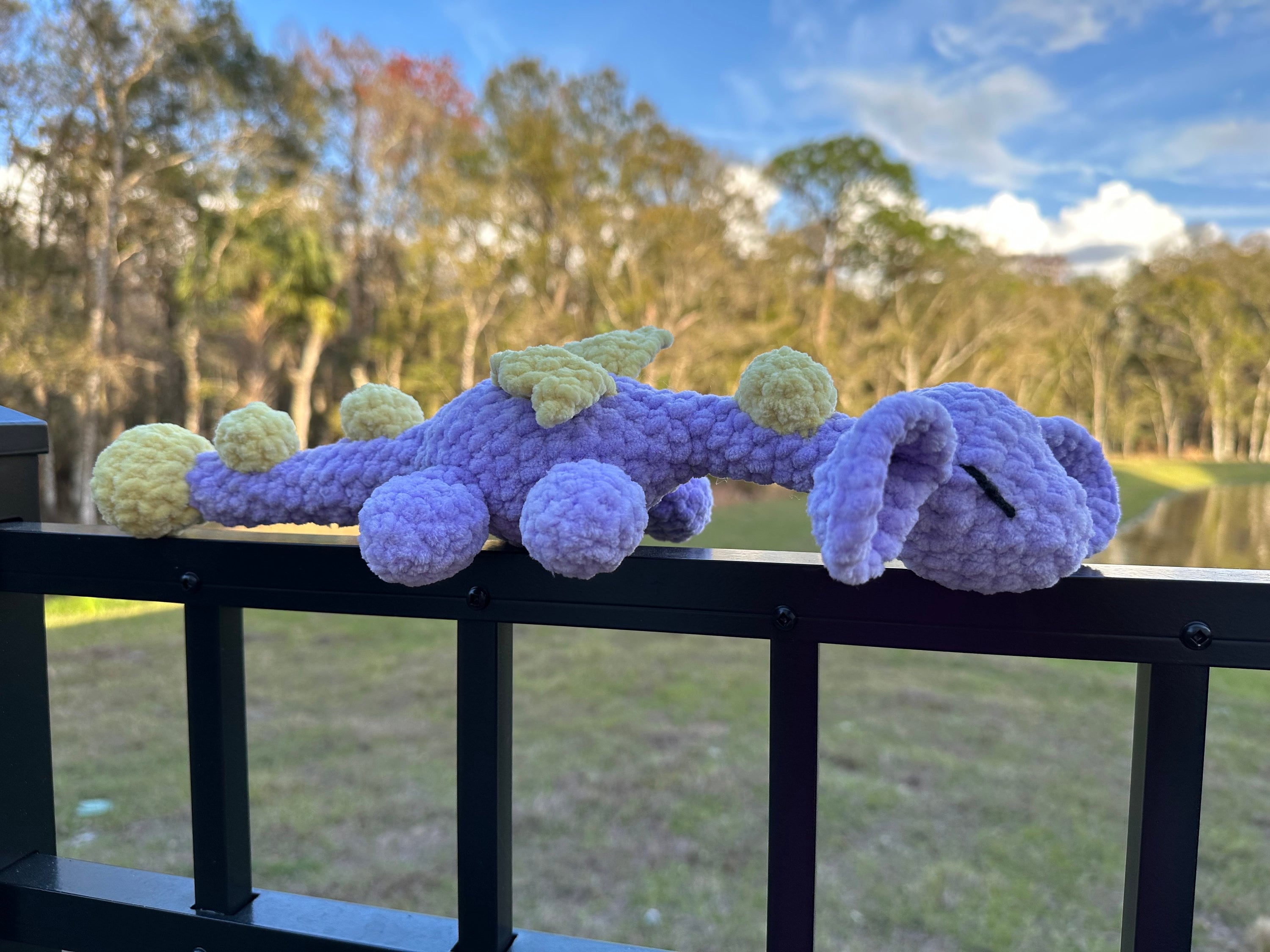 Purple Dragon, Crochet Dragon, Gift for Kids, Amigurumi Dragon ...