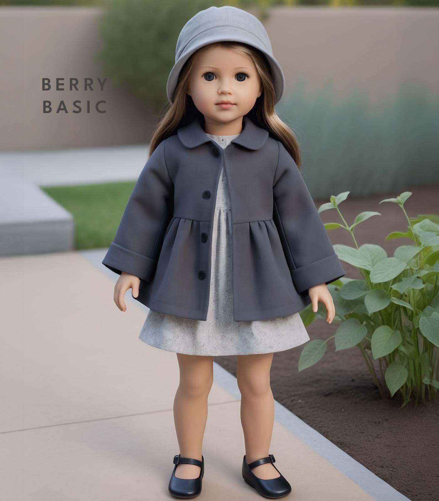 18" Doll - Alfred Jacket PDF Sewing Pattern (made for American Girl ...