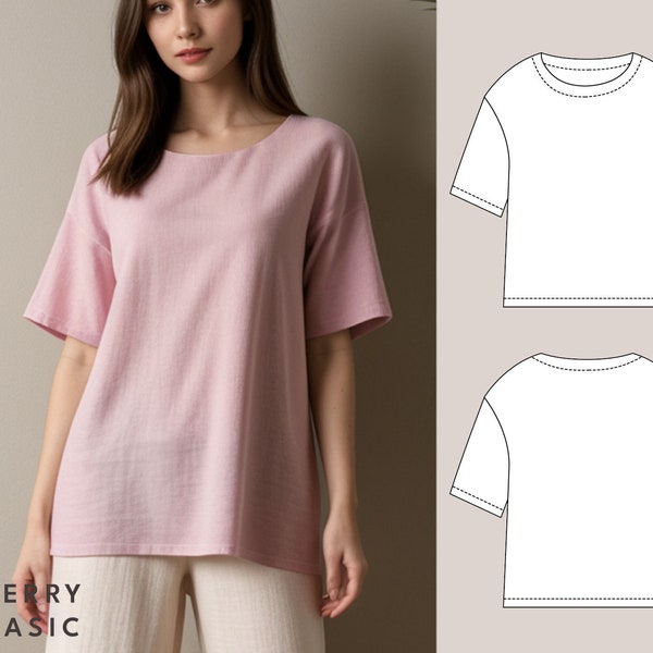 Drop Shoulder Top - Etsy