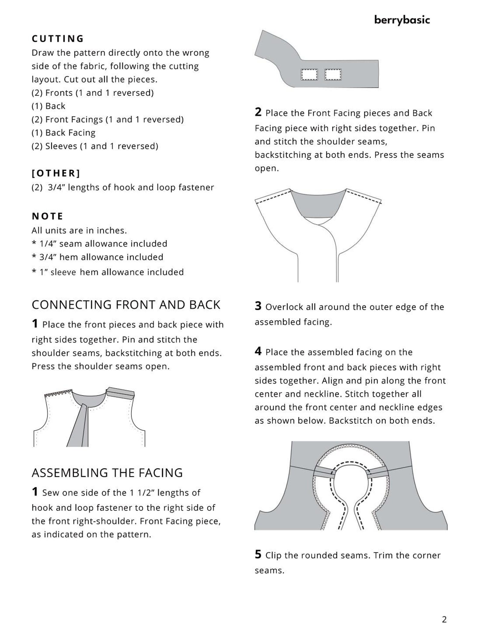 18" Doll - Eisa Cardigan PDF Sewing Pattern (made for American Girl ...