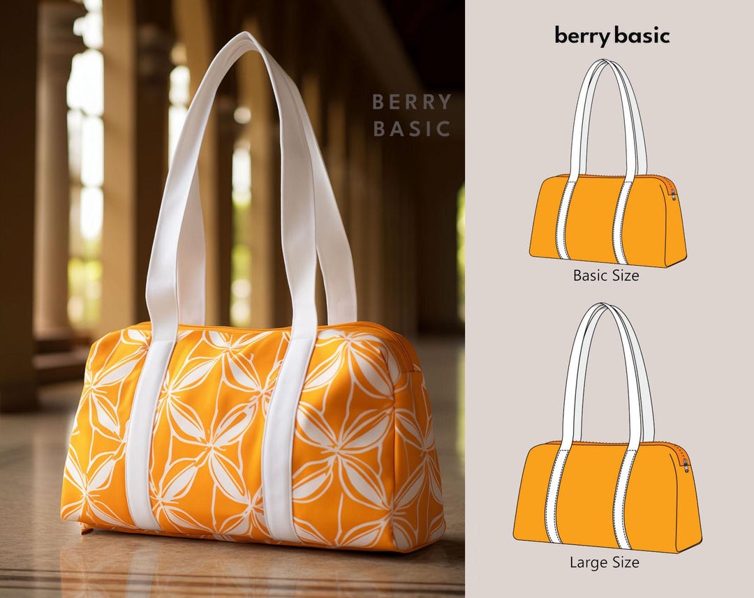 Leonie Bag PDF Sewing Pattern (2 Sizes) - Easy Sewing Pattern - Etsy