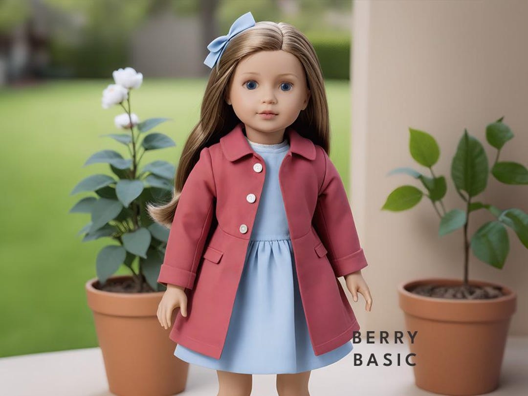 18" Doll - Massey Jacket PDF Sewing Pattern (made for American Girl ...