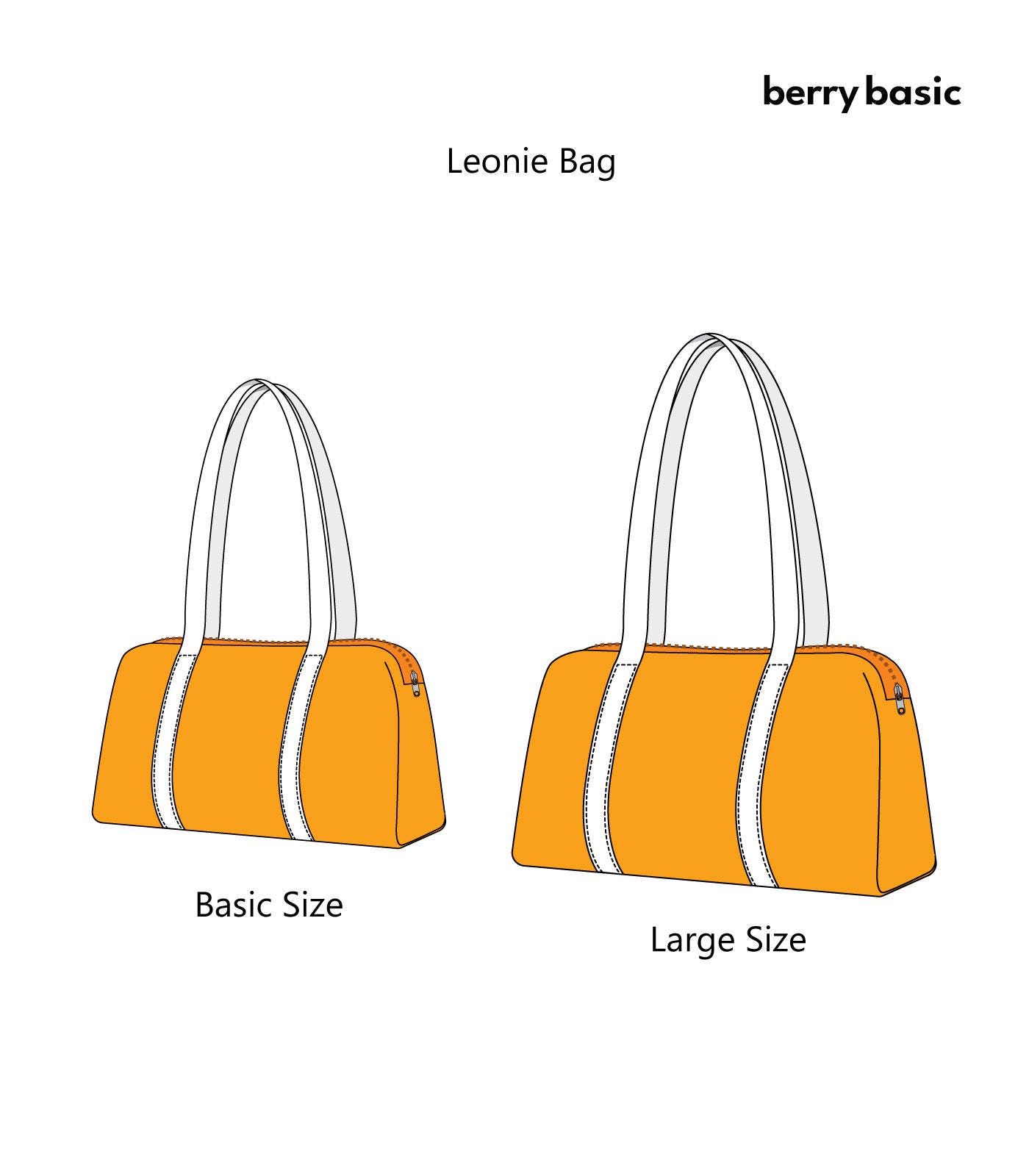 Leonie Bag PDF Sewing Pattern 2 Sizes Easy Sewing Pattern - Etsy
