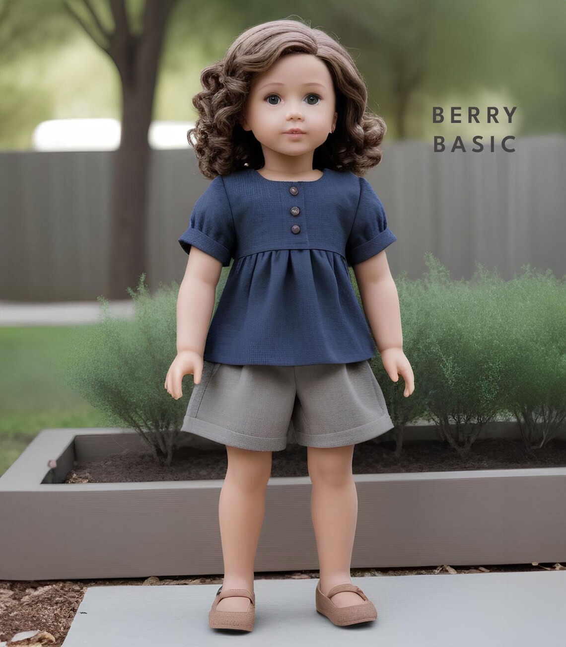 18" Doll - Soto Blouse PDF Sewing Pattern (made for American Girl, Fits ...