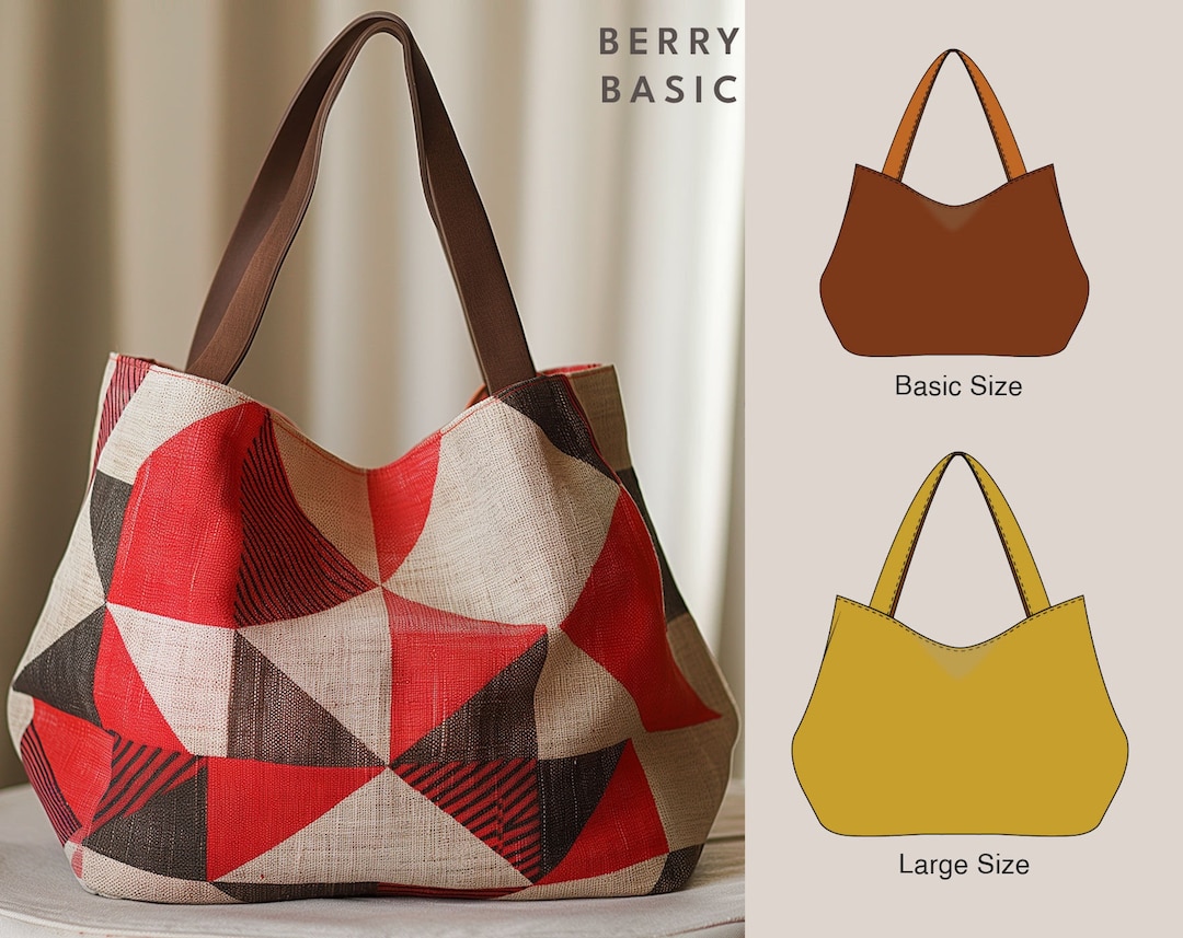 Tyrese Tote Bag PDF Sewing Pattern (2 Sizes) - Easy Sewing Pattern - Etsy