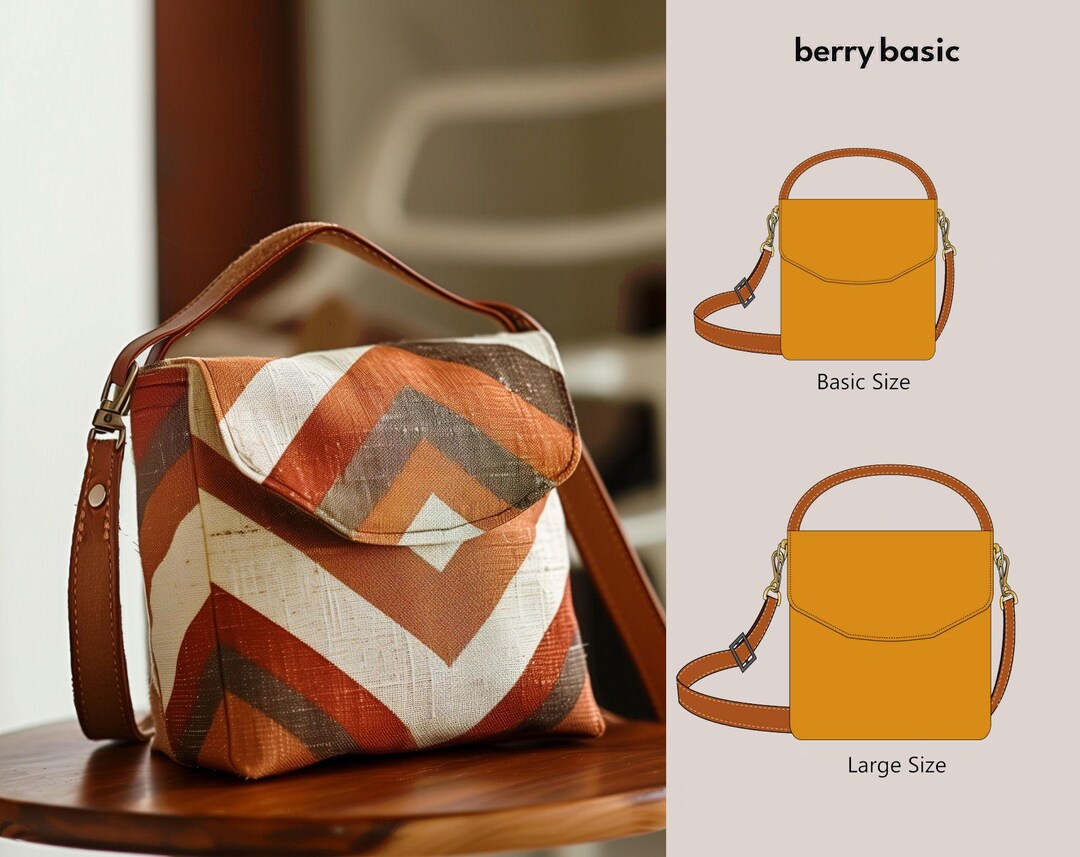 Renny Bag PDF Sewing Pattern (2 Sizes) - Easy Sewing Pattern - Etsy UK