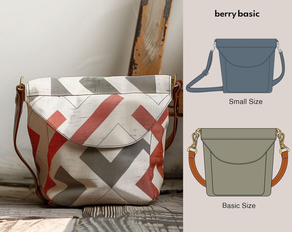 Flynn Bag PDF Sewing Pattern (2 Sizes) - Easy Sewing Pattern - Etsy