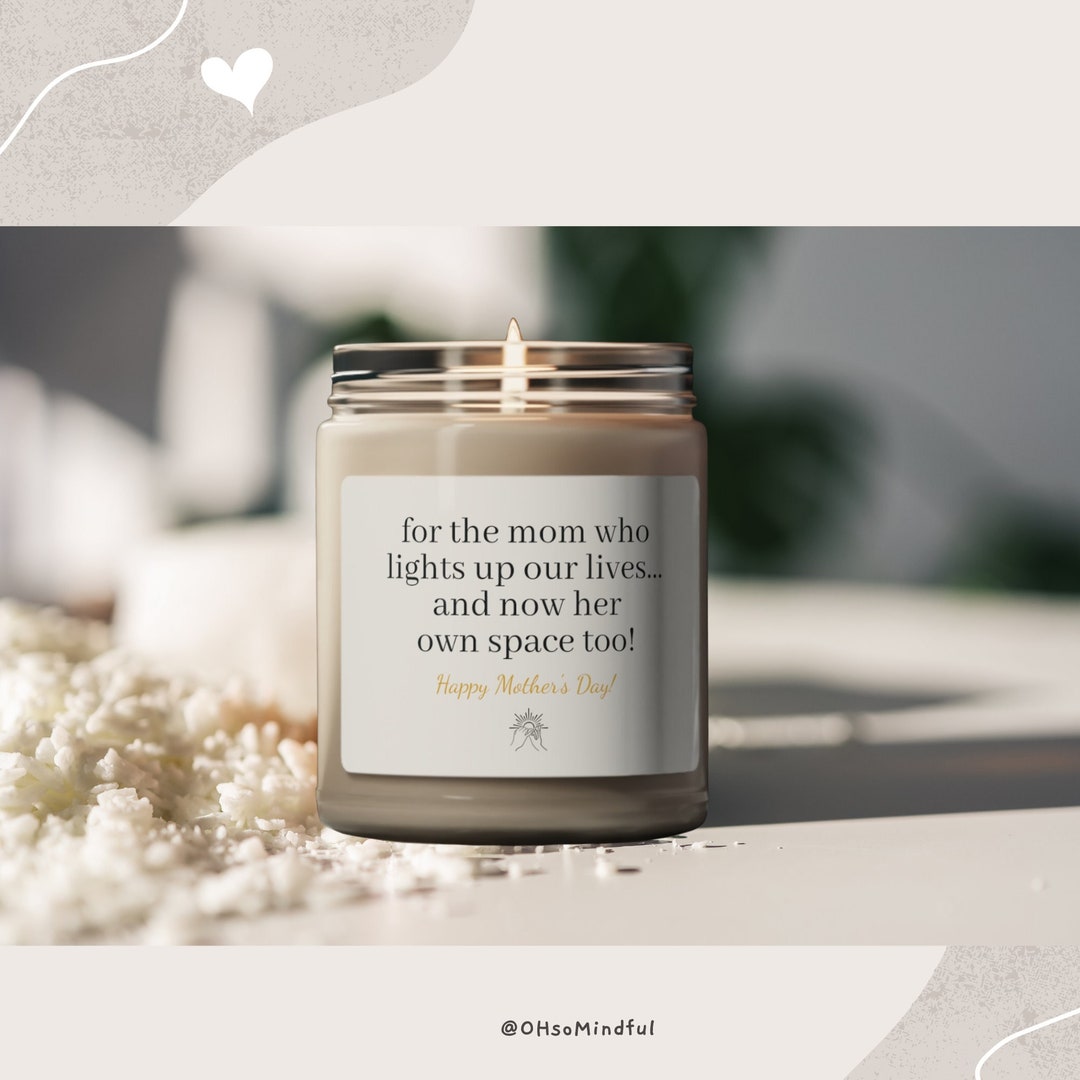 MOM Light up Our Lives CANDLE, Mother's Day Candle, Sustainable Candle ...